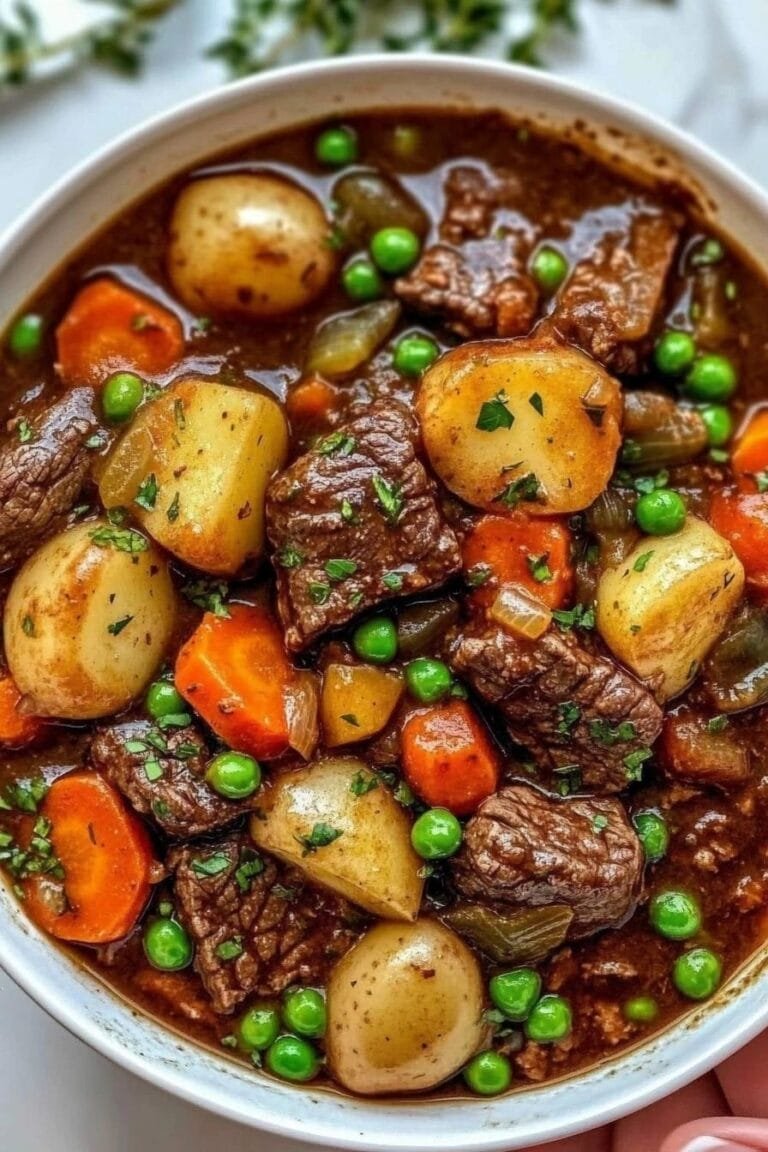 High-Protein Dutch Oven Beef Stew - Easy Healthy Recipes